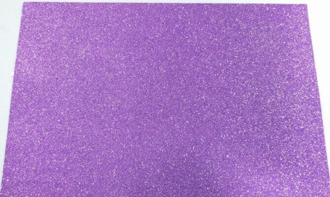 Placa emborrachada de EVA com glitter - Brindes Diplomata