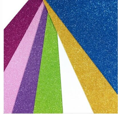 Placa emborrachada de EVA com glitter - Brindes Diplomata