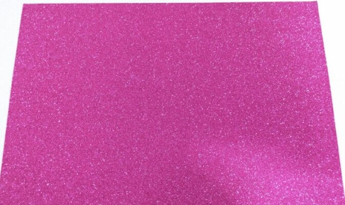 Placa emborrachada de EVA com glitter - Brindes Diplomata