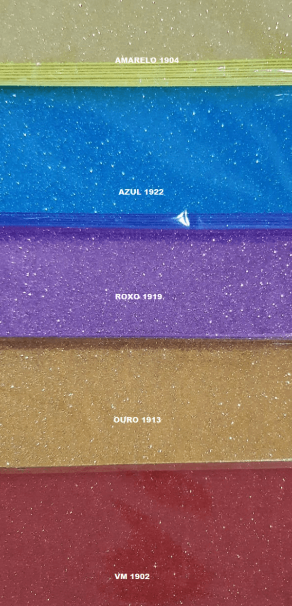 Placa emborrachada de EVA com glitter - Brindes Diplomata